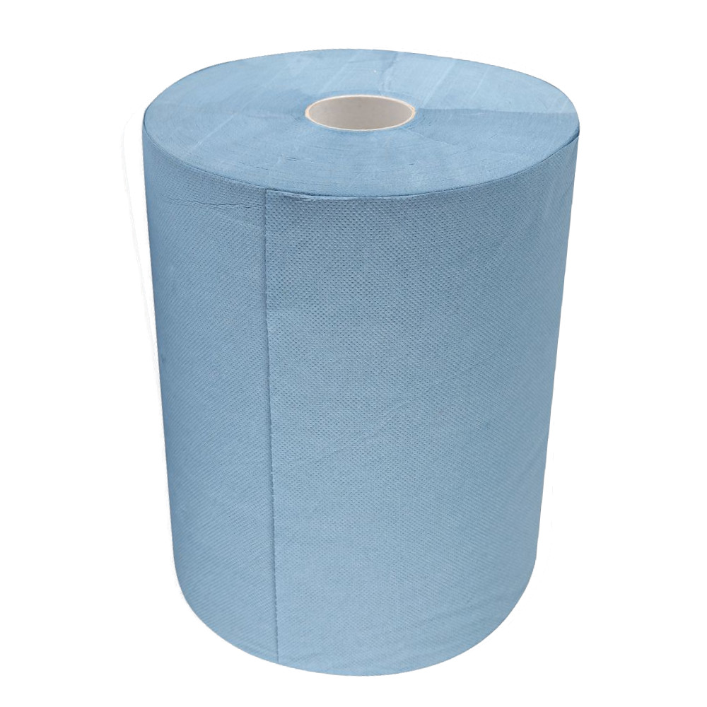 Putzpapier Papierrolle Papierhandtuch, blaue Rolle, 36cm x 370m, 2 ...